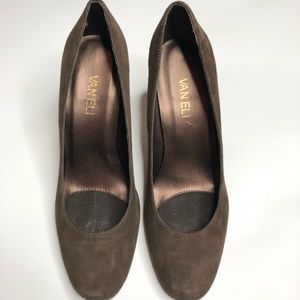 Vaneli | Shoes | New In Box Brown Suede Heels | Poshmark